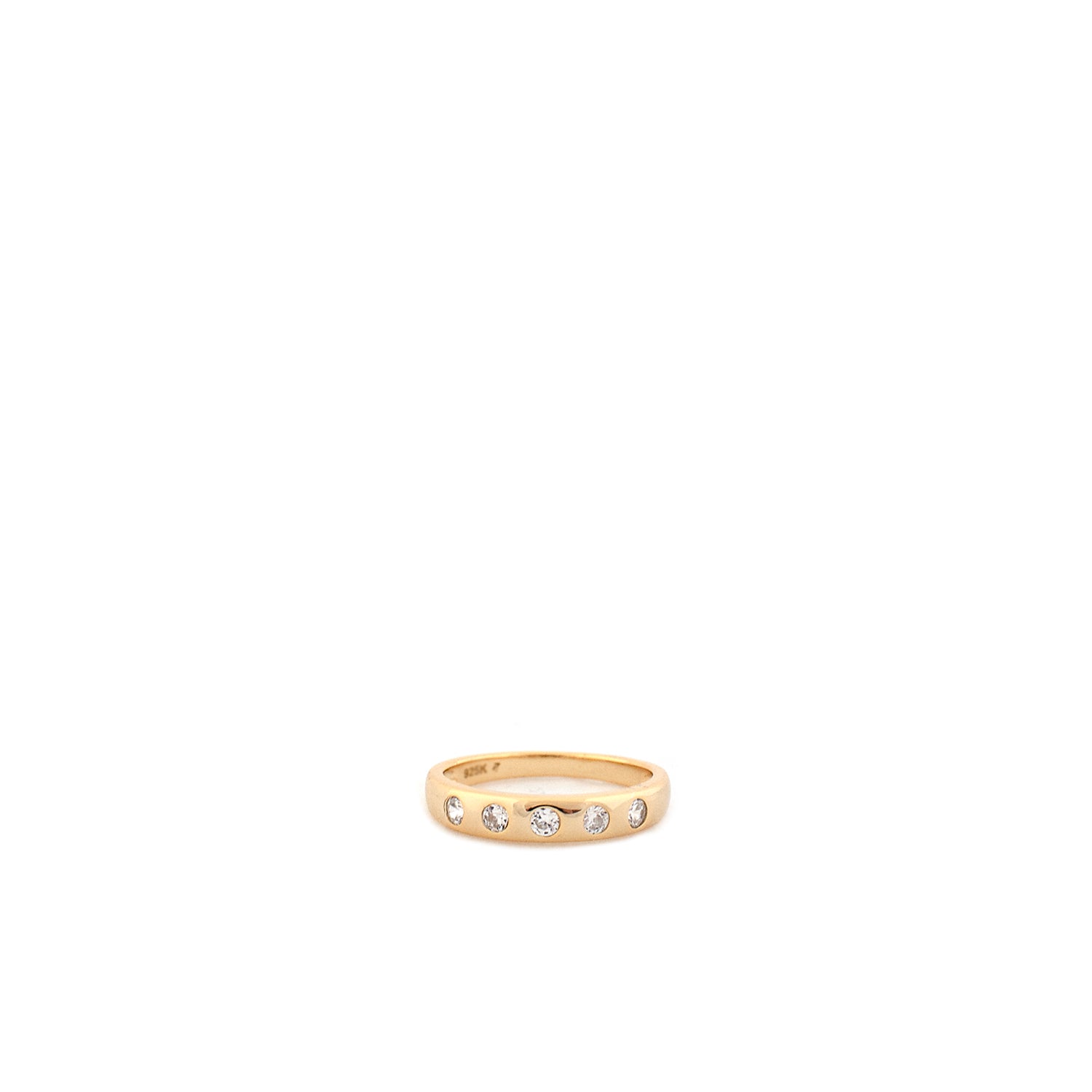 sterling bezel design ring – Marlyn Schiff, LLC
